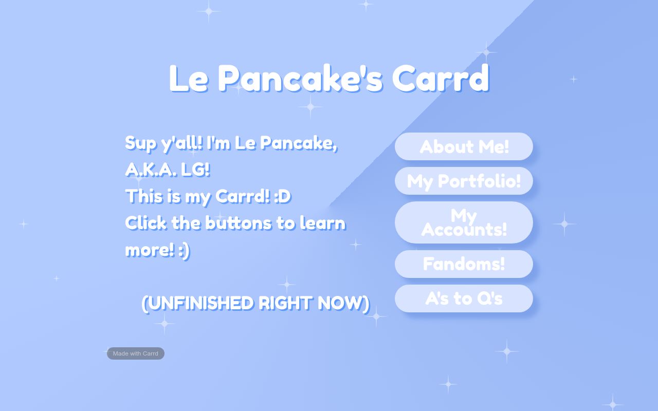 Le Pancake's Carrd
